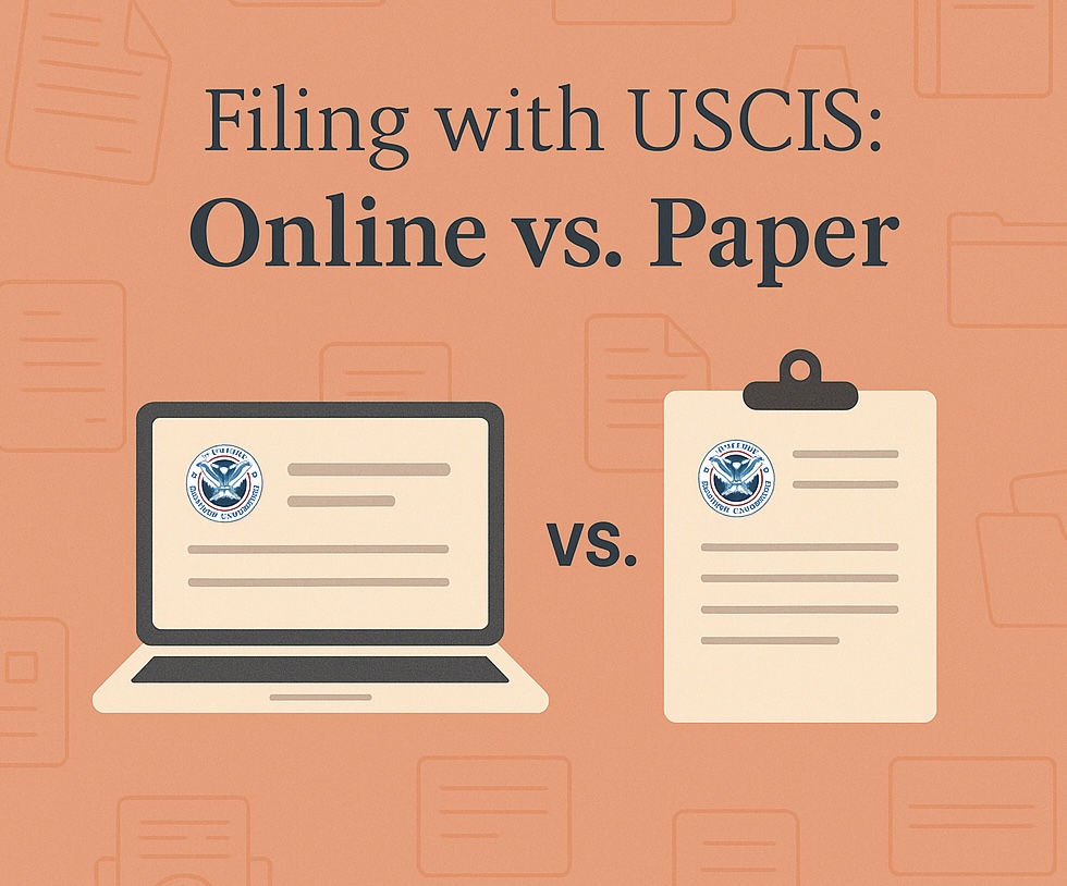 Paper vs. Online USCIS Filing (2024–2025) – Which One Should You Choose?